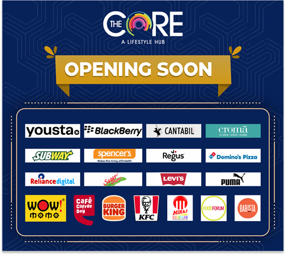 Retail Shops and Studio Apartments in Ghaziabad | Invest in The Core Mall